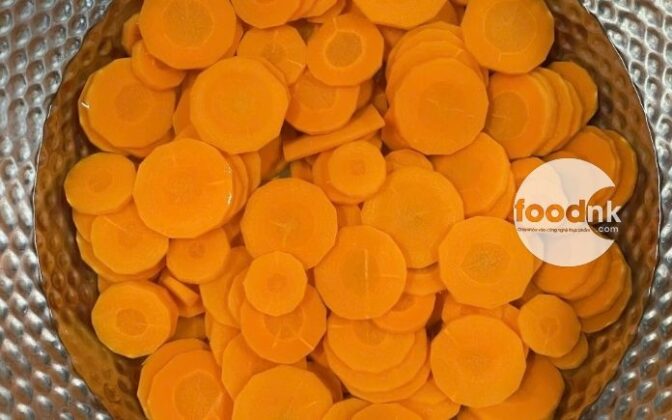 Hiểu nhanh quy trình sản xuất Cà rốt chiên chân không