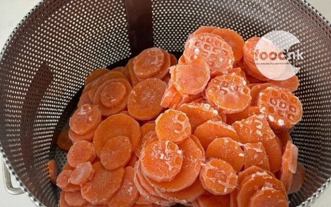 Hiểu nhanh quy trình sản xuất Cà rốt chiên chân không